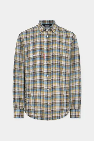 Dsquared2 Canadian Vintage Linen Shirt - Fantasy