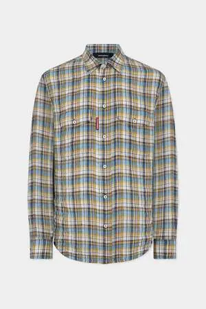 Dsquared2 Canadian Vintage Linen Shirt - Fantasy