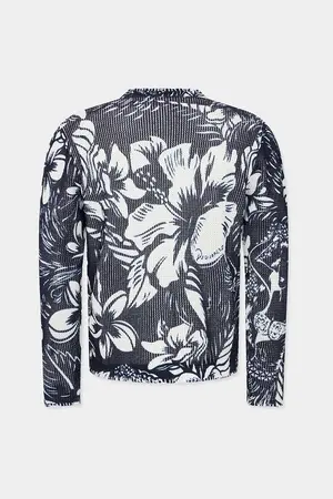 Dsquared2 Dancing Flowers Open-stitch Pullover