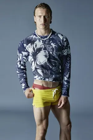 Dsquared2 Dancing Flowers Open-stitch Pullover