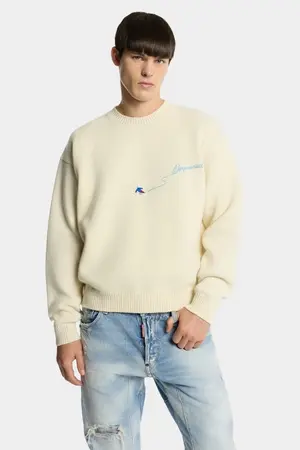 Dsquared2 Snowy Dream Pullover In Virgin Wool