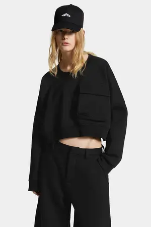Dsquared2 Icon New Generation Onion Cropped Fit Crewneck