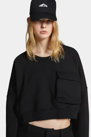 Dsquared2 Icon New Generation Onion Cropped Fit Crewneck