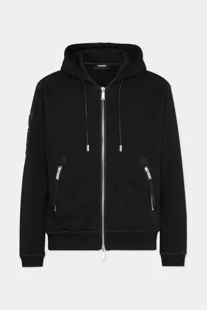 Dsquared2 Ducati X Cool Fit Zipped Hoodie - Black