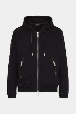 Dsquared2 Ducati Zipped Hoodie - Black