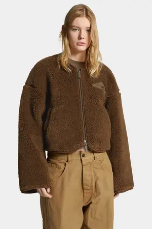 Dsquared2 Teddy Kaban Crewneck - Brown