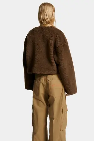Dsquared2 Teddy Kaban Crewneck - Brown