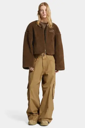 Dsquared2 Teddy Kaban Crewneck - Brown