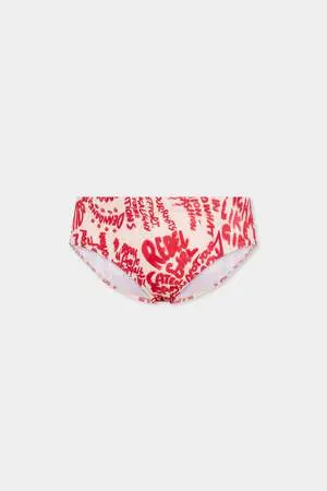 Dsquared2 Rebel Hibiscus Swim Brief - Fantasy