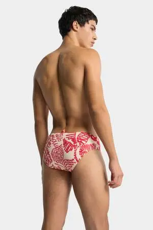 Dsquared2 Rebel Hibiscus Swim Brief