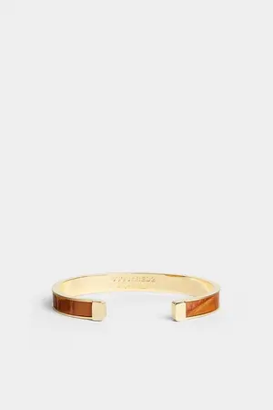 Dsquared2 Leather Cuff Bracelet - Camel