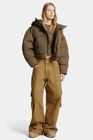 Dsquared2 Icon New Generation Stone Wash Twisted Aviator Cargo Pants