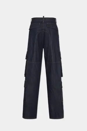 Dsquared2 Icon New Generation Dark Wash Eros Cargo Pant