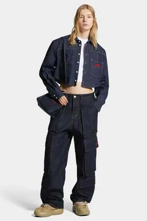 Dsquared2 Icon New Generation Dark Wash Eros Cargo Pant