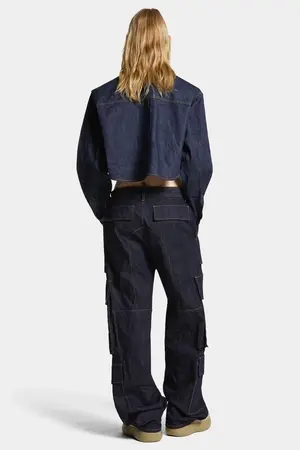 Dsquared2 Icon New Generation Dark Wash Eros Cargo Pant