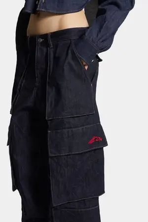 Dsquared2 Icon New Generation Dark Wash Eros Cargo Pant