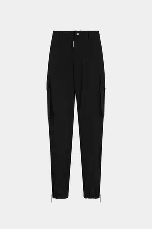 Dsquared2 Techno Nylon Cargo Pants - Black