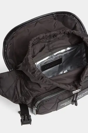 Dsquared2 Quilted Nylon Belt Bag - Black