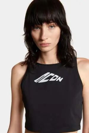 Dsquared2 Icon New Generation Cropped Tank Top
