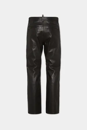 Dsquared2 Paneled Leather Trousers