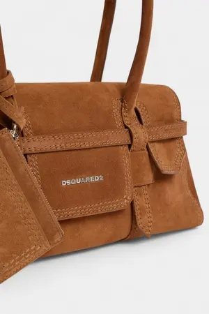 Dsquared2 Twin Shoulder Bag - Beige