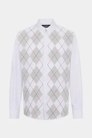 Dsquared2 Argyle Patch Shirt