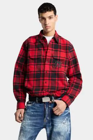 Dsquared2 Hybrid Drawstring Overshirt