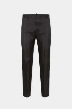 Dsquared2 X Luca Magliano Cigarette Pants In Shiny Viscose Taffeta