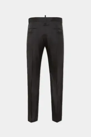 Dsquared2 X Luca Magliano Cigarette Pants In Shiny Viscose Taffeta