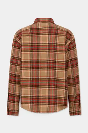 Dsquared2 Checked Wool Flannel Military Shirt