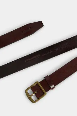 Dsquared2 Twin Buckle Belt - Brown