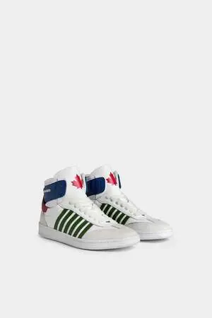 Dsquared2 High-top Sneakers With Athletic Stripe Detailing