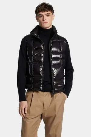 Dsquared2 3d Down Vest - Black