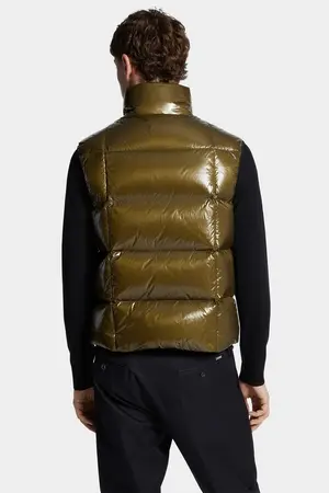 Dsquared2 Quilted Puffer Vest - Green