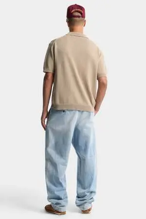 Dsquared2 Light Clean Wash One-pleat Loose Fit Denim Trousers
