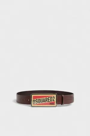 Dsquared2 Logo Plaque Belt