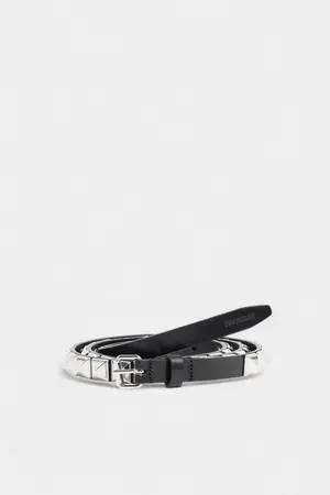 Dsquared2 Allover Studs Buckle Belt