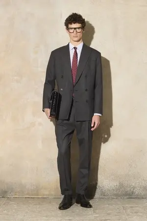 Dsquared2 Casablanca Double-breasted Worsted Wool Suit With Stripe Detail
