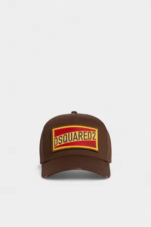 Dsquared2 Embroidered Logo Baseball Cap - Brown