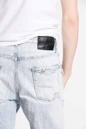 Dsquared2 Light Destroyed Wash 642 Jeans - Blue