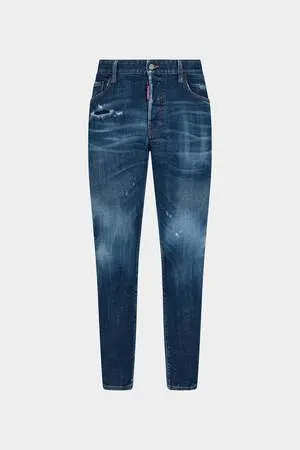 Dsquared2 Dark Wash Skinny Jeans - Blue