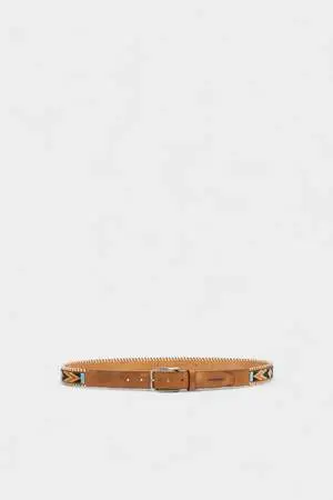 Dsquared2 Braids & Beads Buckle Belt