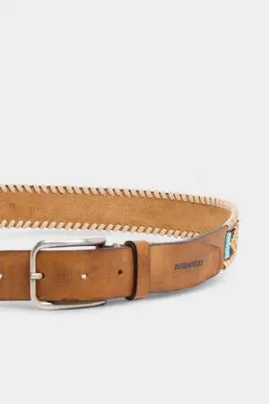 Dsquared2 Braids & Beads Buckle Belt