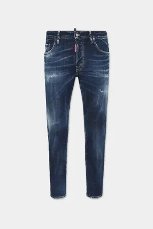 Dsquared2 Dark Wash Skater Jeans - Blue