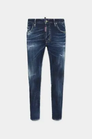 Dsquared2 Dark Wash Skater Jeans - Blue