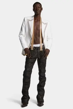 Dsquared2 Gold Disco Wash Sharpei Bootcut Flared Jeans