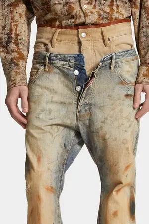 Dsquared2 Layered Bootcut Jeans