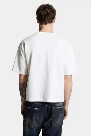Dsquared2 Loose Fit Hand-drawn Graphic T-shirt