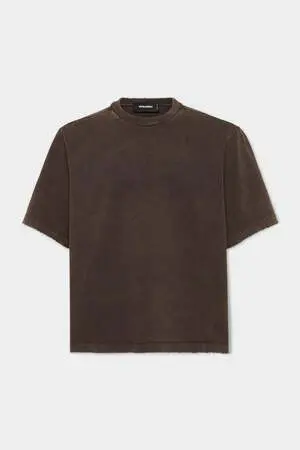 Dsquared2 Loose Ada Fit Raw Edge T-shirt - Grey