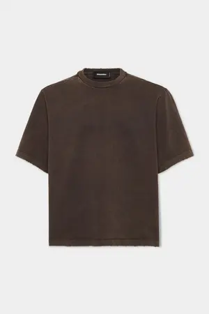 Dsquared2 Loose Fit Raw Edge T-shirt - Grey